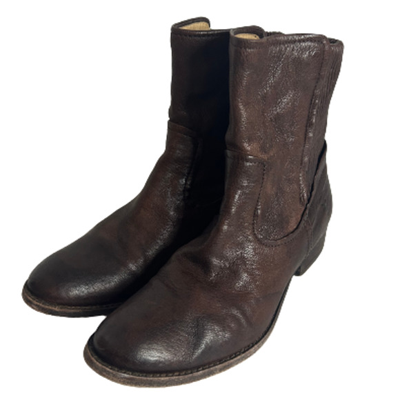 Frye | Shoes | Frye Melissa Scrunch Short Cowgirl Western Boots Womens ...